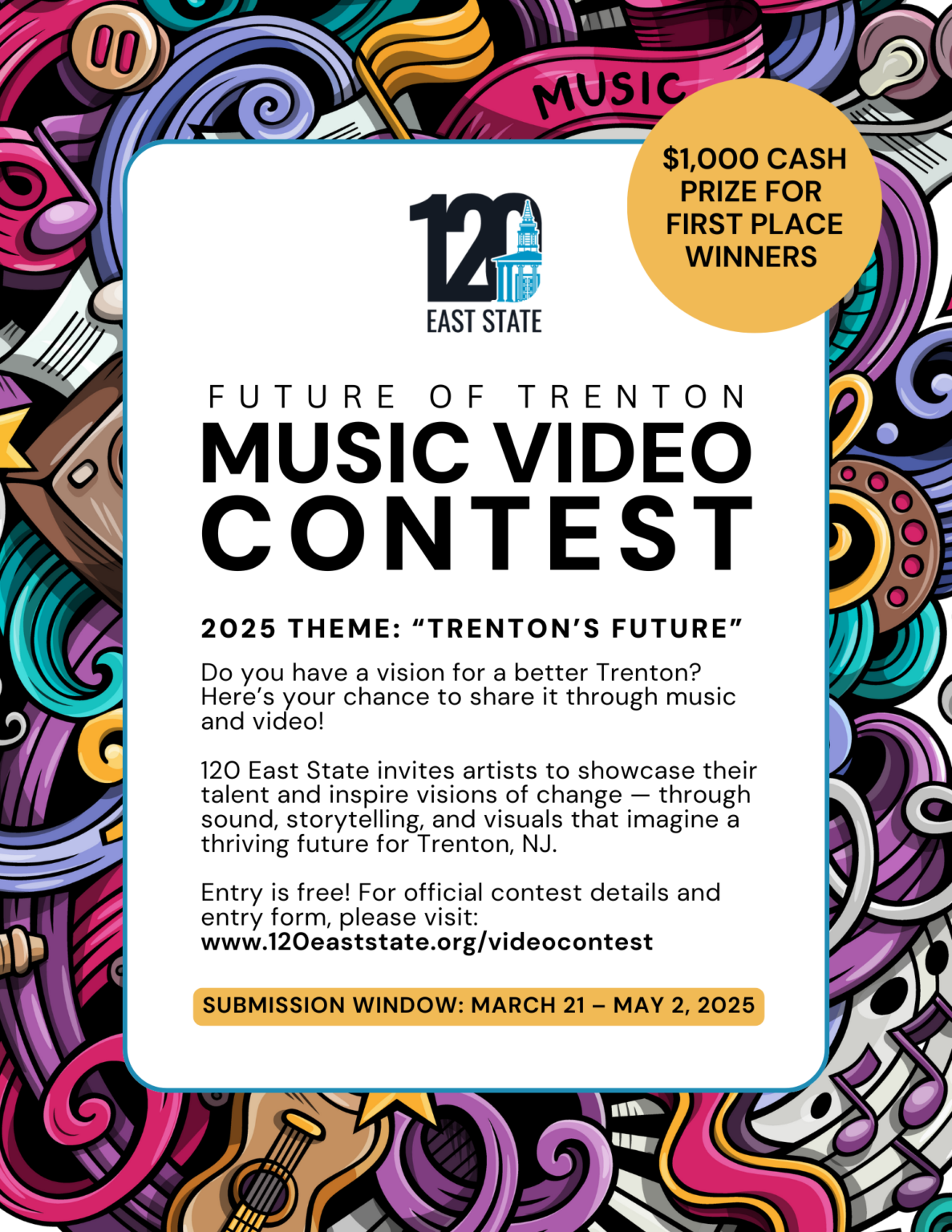 120 East State Launches Music Video Contest Celebrating Trenton’s ...